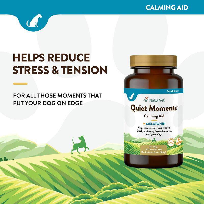 NaturVet Quiet Moments Calming Aid, Chewable Tabs | Free 2 Day Shipping ...
