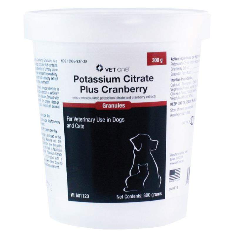 Vetone Potassium Citrate Plus Cranberry Granules For Dogs & Cats At ...