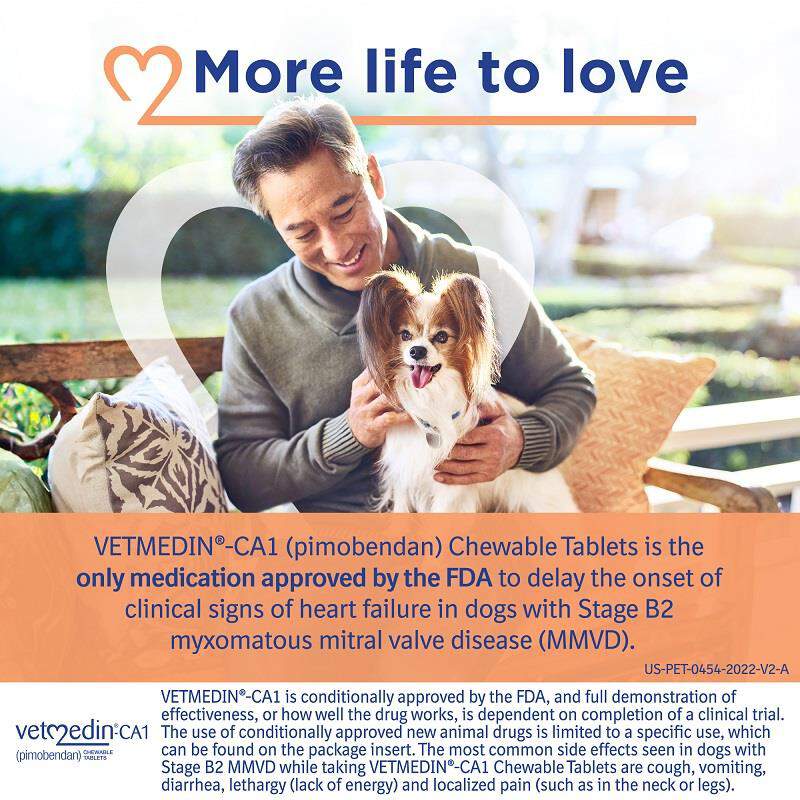 Vetmedin-CA1 (pimobendan) Chewable Tablets for Dogs